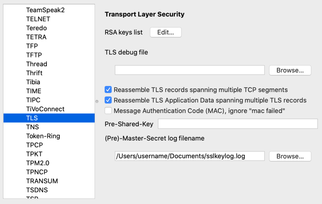 Inspect SSL/TLS Traffic from Chrome/Firefox/curl with Wireshark (no mitm!) - steffr.ch