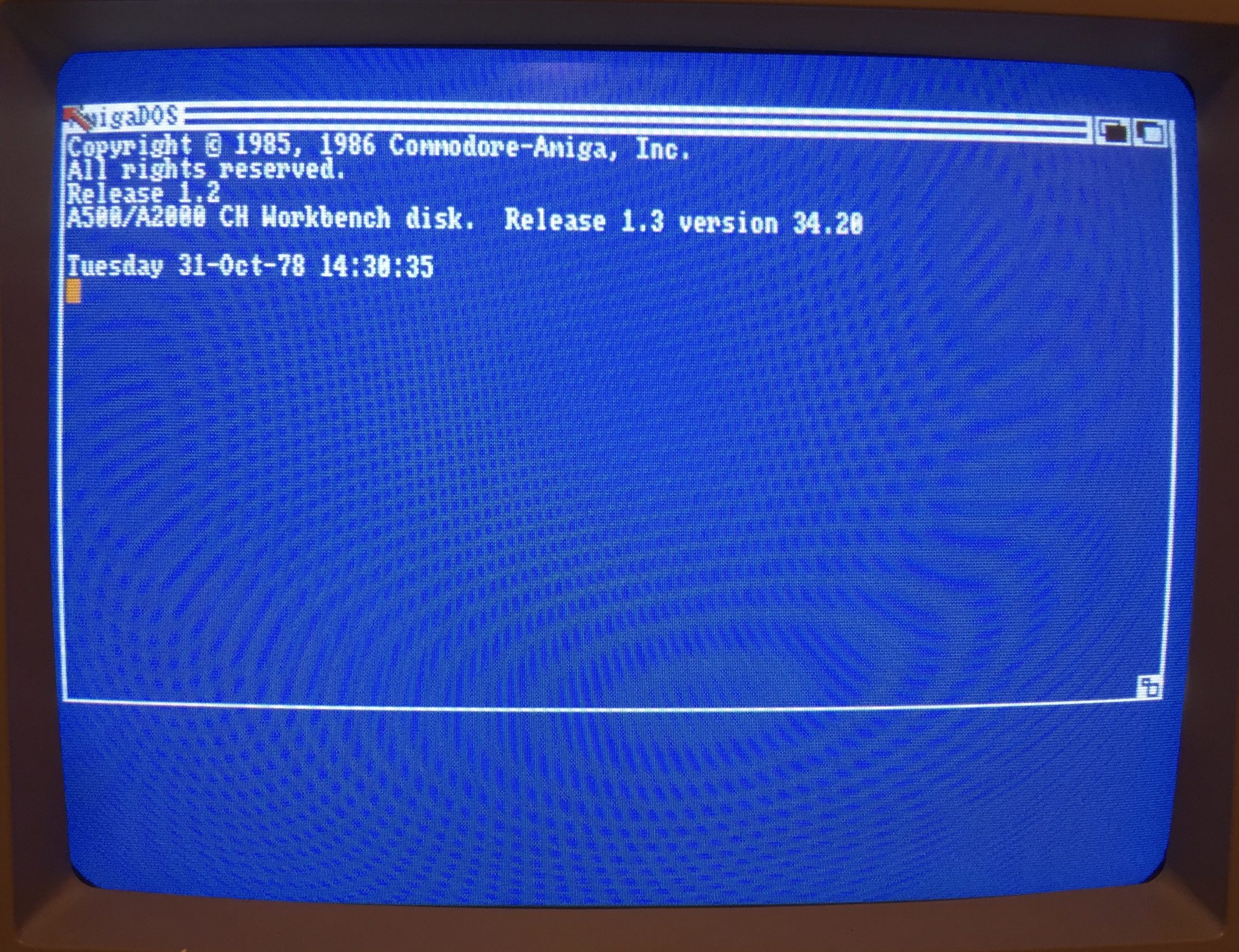 Amiga 2000 green screen - steffr.ch