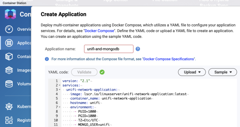 UniFi Network Server on QNAP NAS - steffr.ch